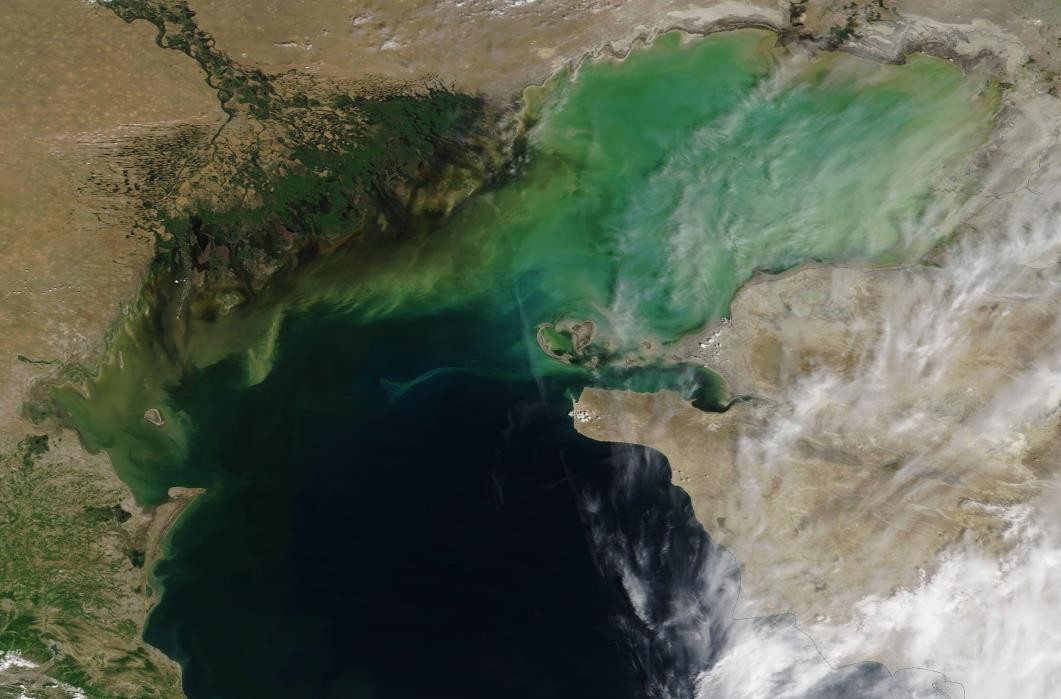 Weekly review of the Caspian sea surface condition - Kazhydromet